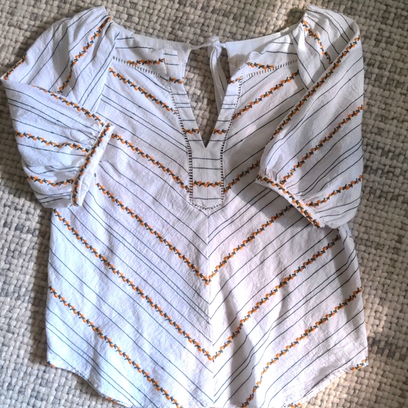 Maeve | Tops | Maeve By Anthropologie Embroidered Cotton Blouse | Poshmark
